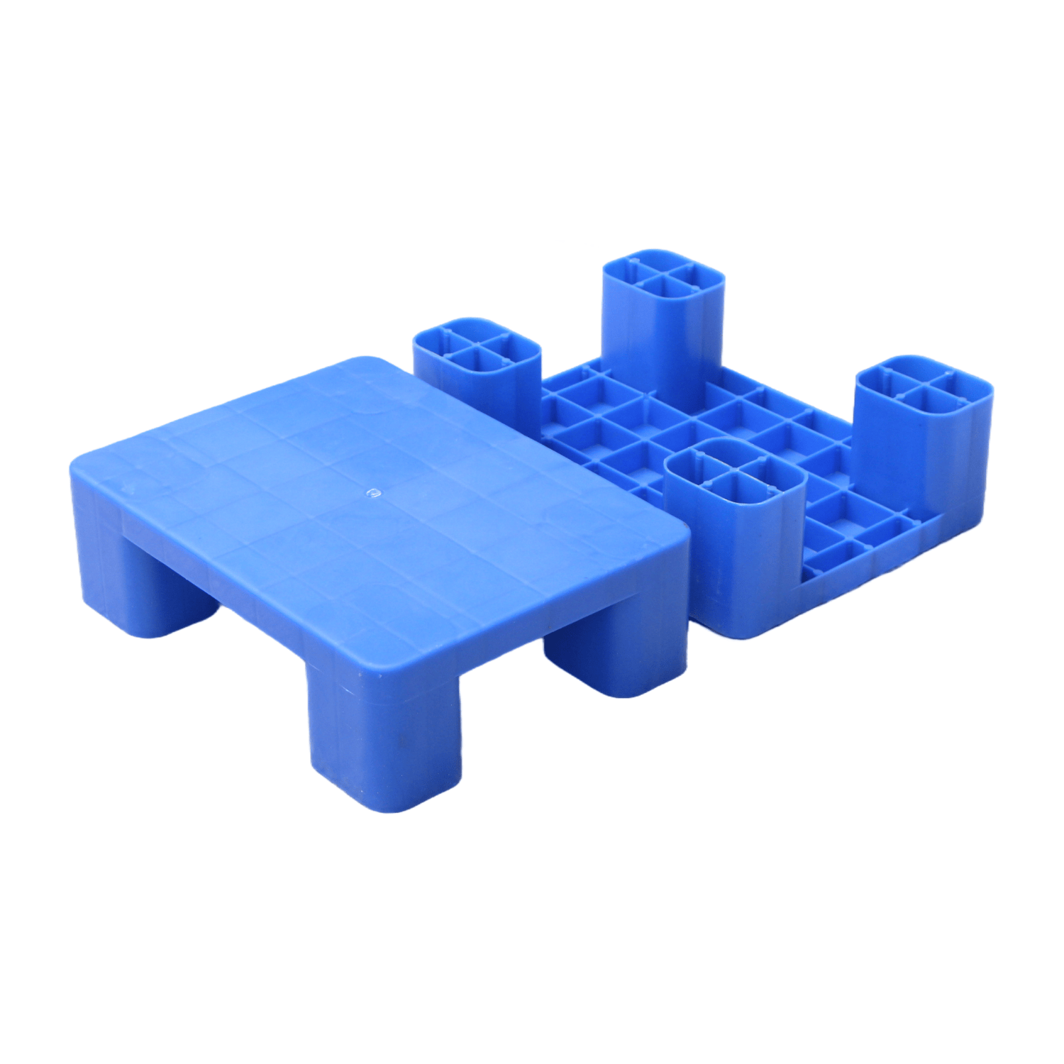 400 × 300 Display Plastic Pallets | Solid Deck & 4 Legs